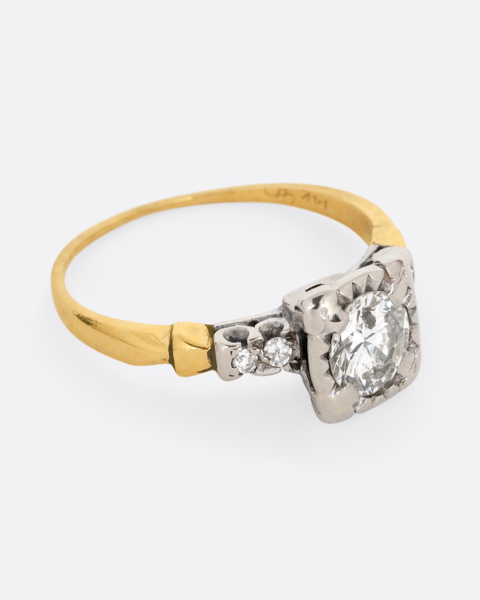 Bezel Set Diamond Ring – Love Adorned
