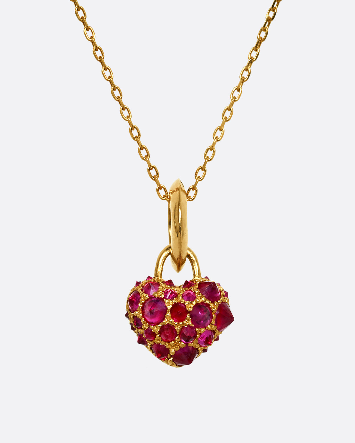 Tough Love Ruby Heart Pendant – Love Adorned