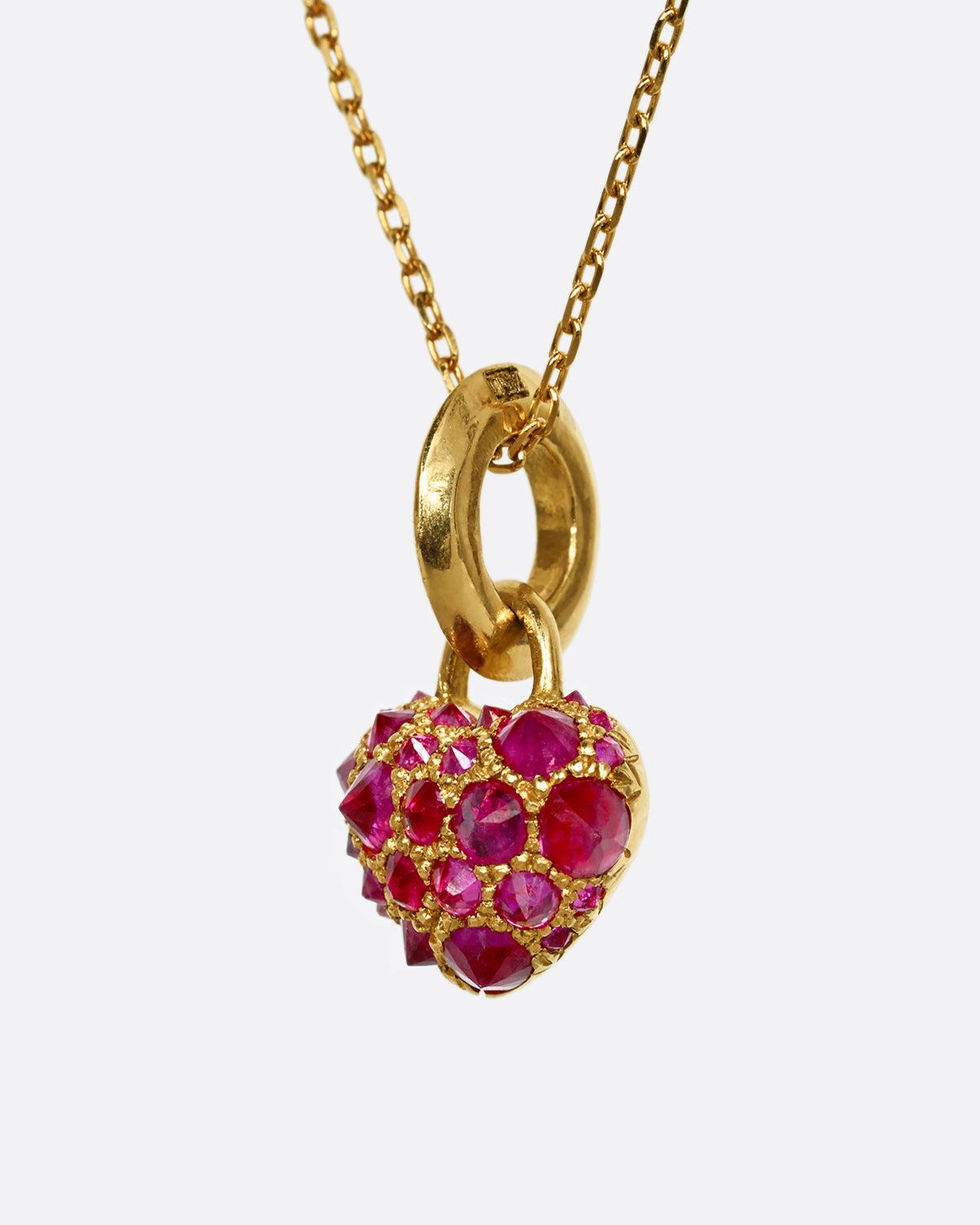 Tough Love Ruby Heart Pendant – Love Adorned