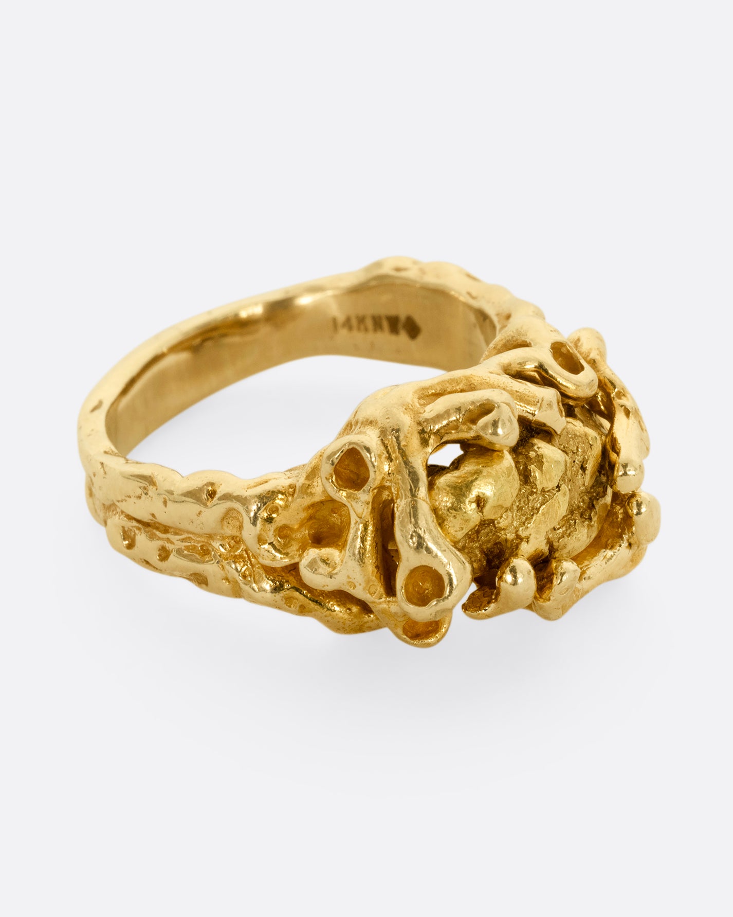 Amorphous Gold Nugget Ring – Love Adorned