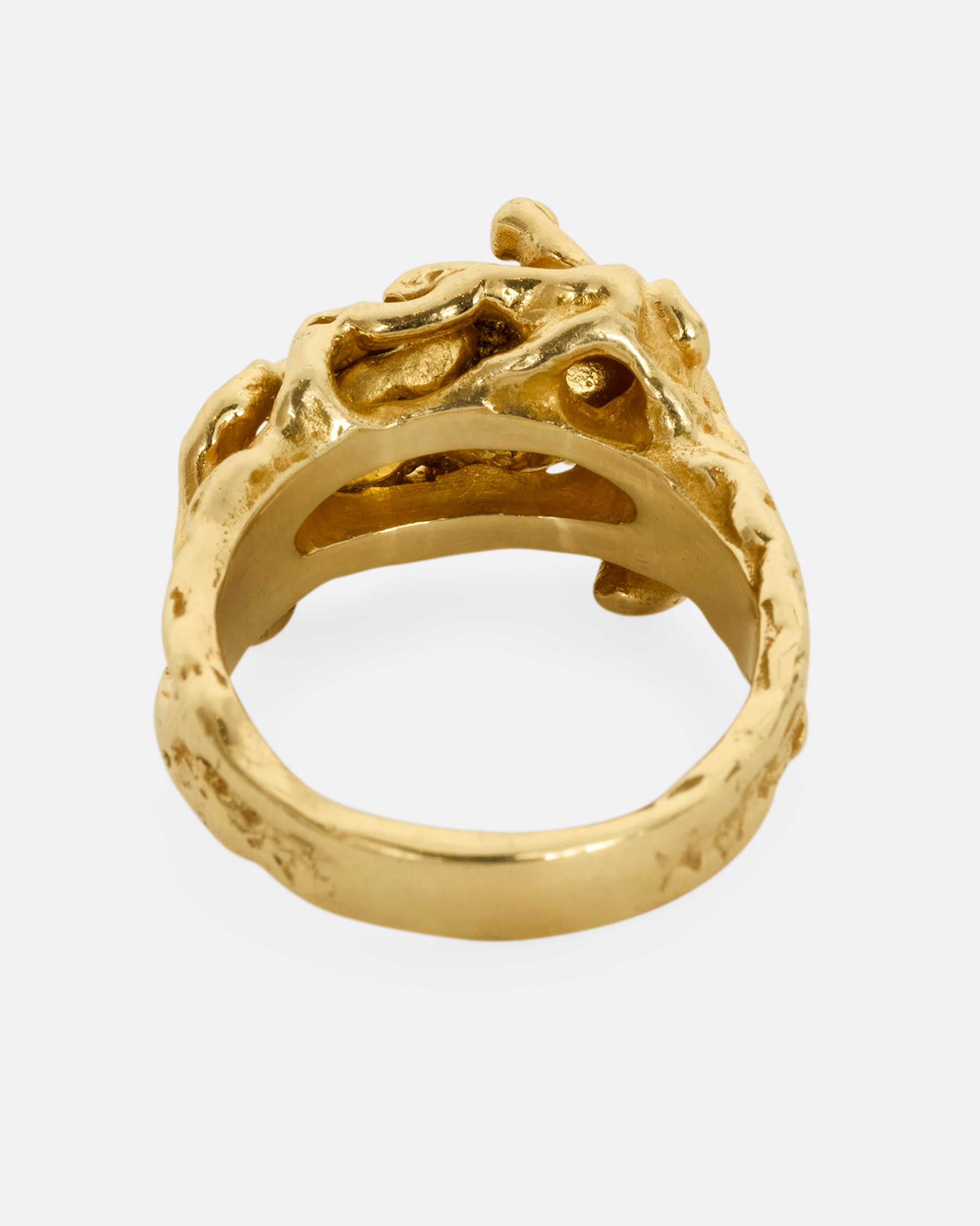 Amorphous Gold Nugget Ring – Love Adorned