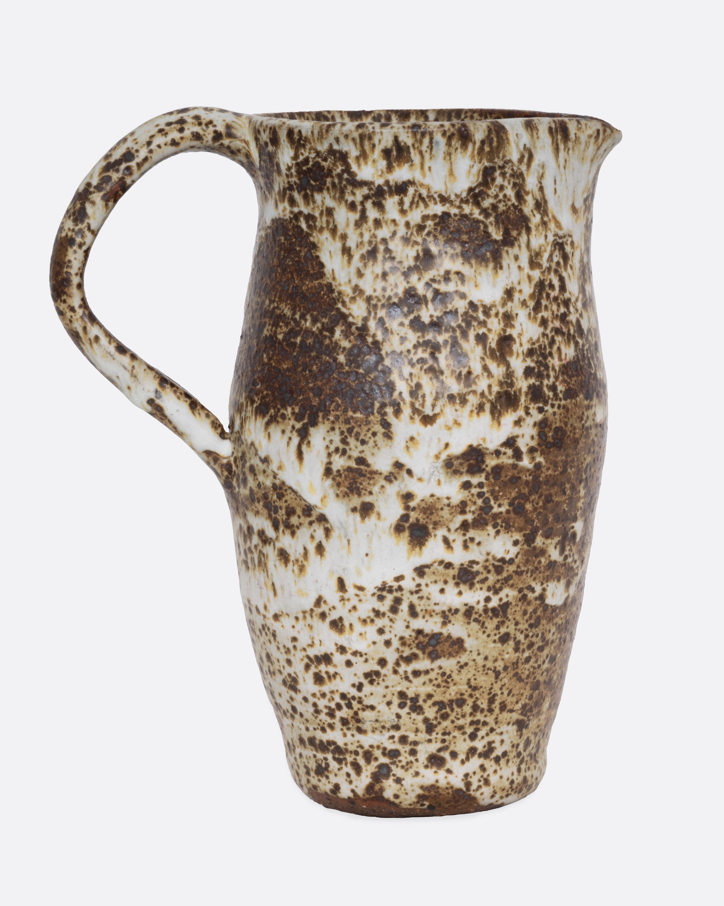 Brown and Cream Ceramic Pitcher – Love Adorned