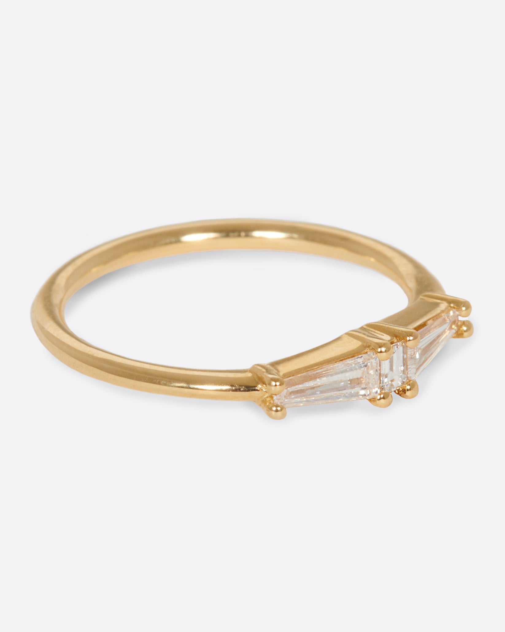 Artemer Tapered Baguette Ring – Love Adorned