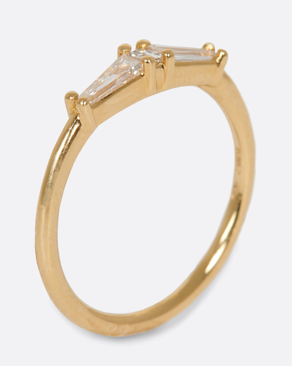 Artemer Tapered Baguette Ring – Love Adorned
