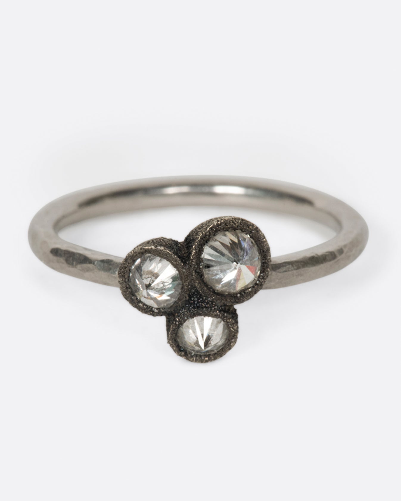 Todd Pownell Inverted Diamond Trio Ring – Love Adorned